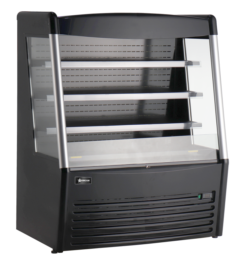 48″ Grab-and-Go Open Refrigerated Floor Self-Serve Display Case 15 cu ...